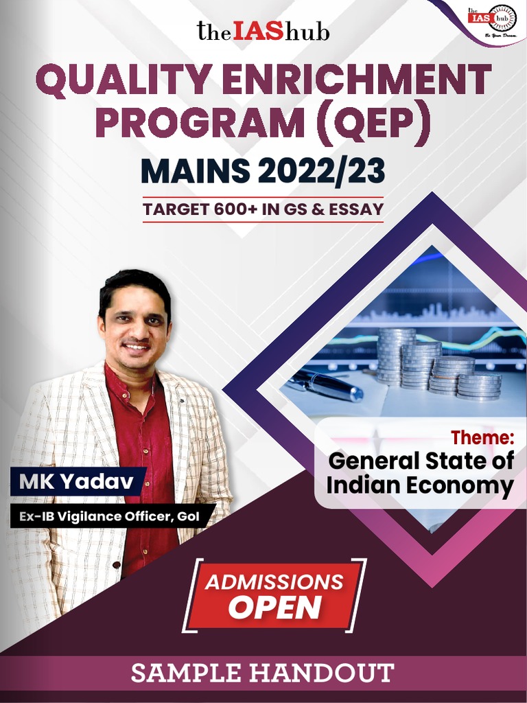 QEP 2022 Theme General State TheIAShub Sample FI | PDF | Recession ...