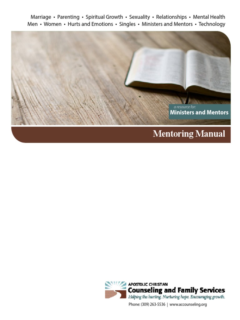 Mentoring Manual | PDF | Mentorship | Spiritual Gift