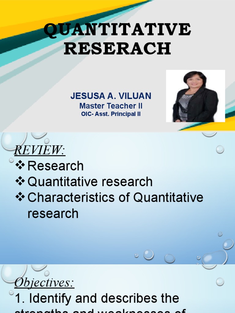 Strenghts and Weaknesses of QNR | Download Free PDF | Statistics ...