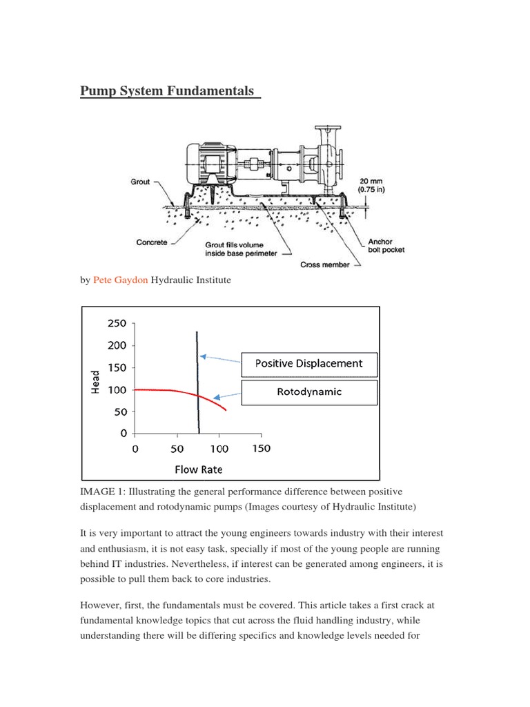 Fundamentals of Pump System | PDF