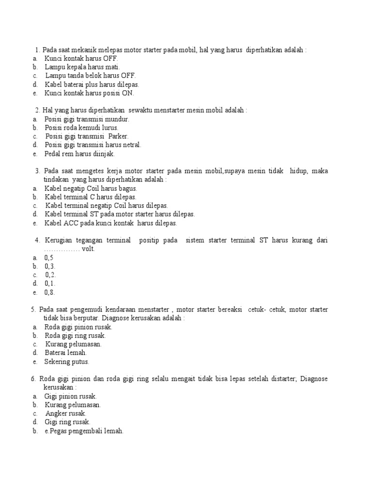 Soal Kelistrikan | PDF