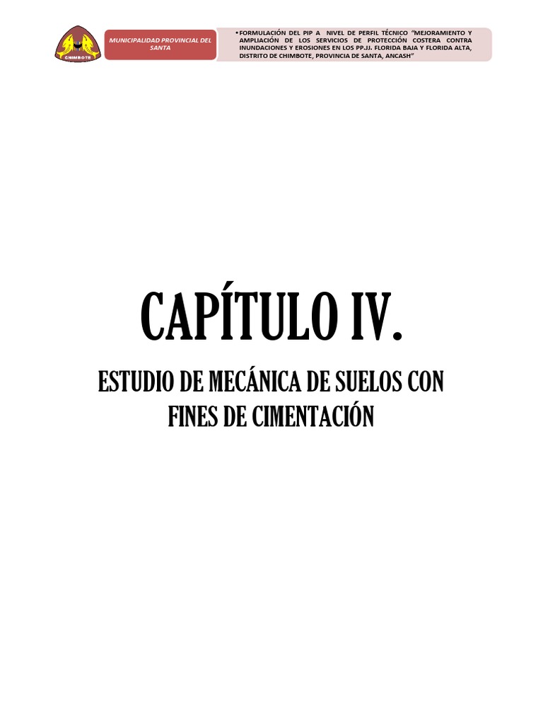 Estudio de Mecanica de Suelos Con Fines de Cimentacion | PDF | Fundación (Ingeniería) | Laboratorios
