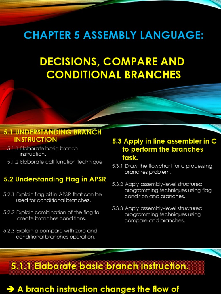 DEC30043 Chapter 5 | PDF | Control Flow | Subroutine