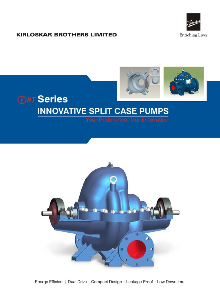Series: Innovative Split Case Pumps | PDF | Pump | Bearing (Mechanical)