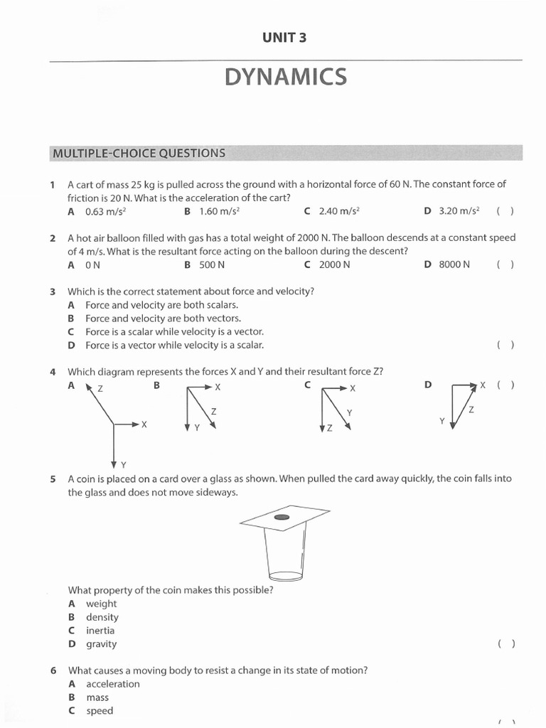 GSCE Dynamics Test | PDF