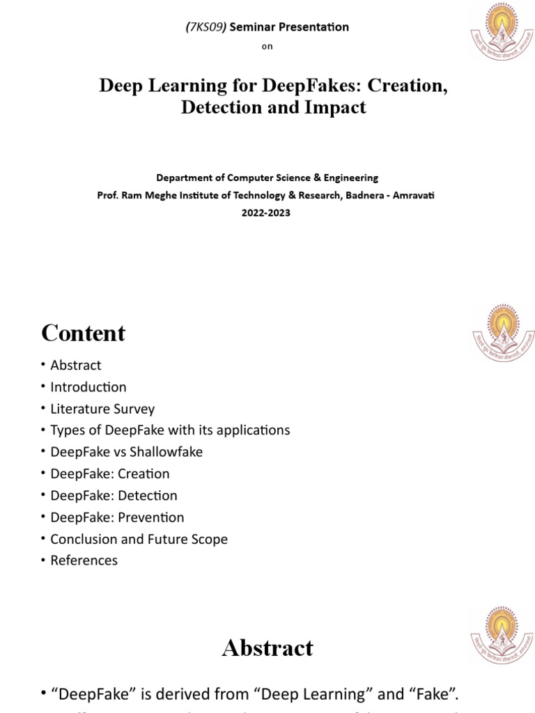 Seminar | PDF | Deep Learning | Systems Science