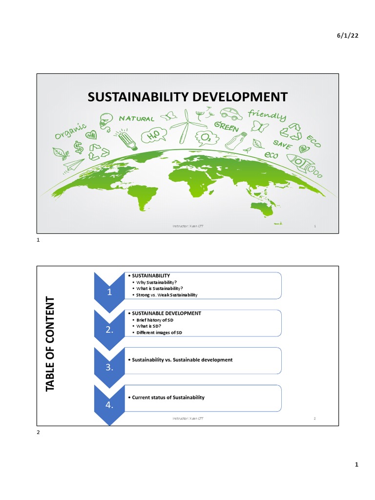 S3 - Sustainable Development | PDF | Sustainability | Economic Development