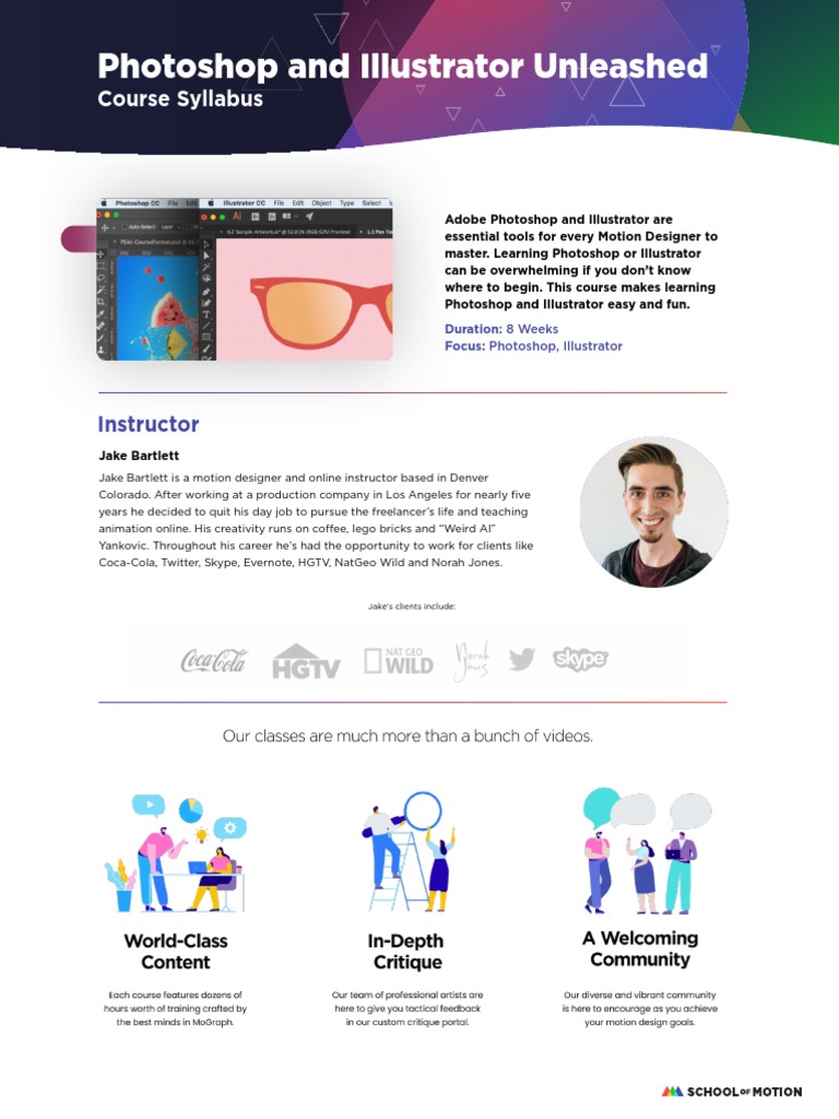 Course Syllabus | PDF | Adobe Photoshop | Learning