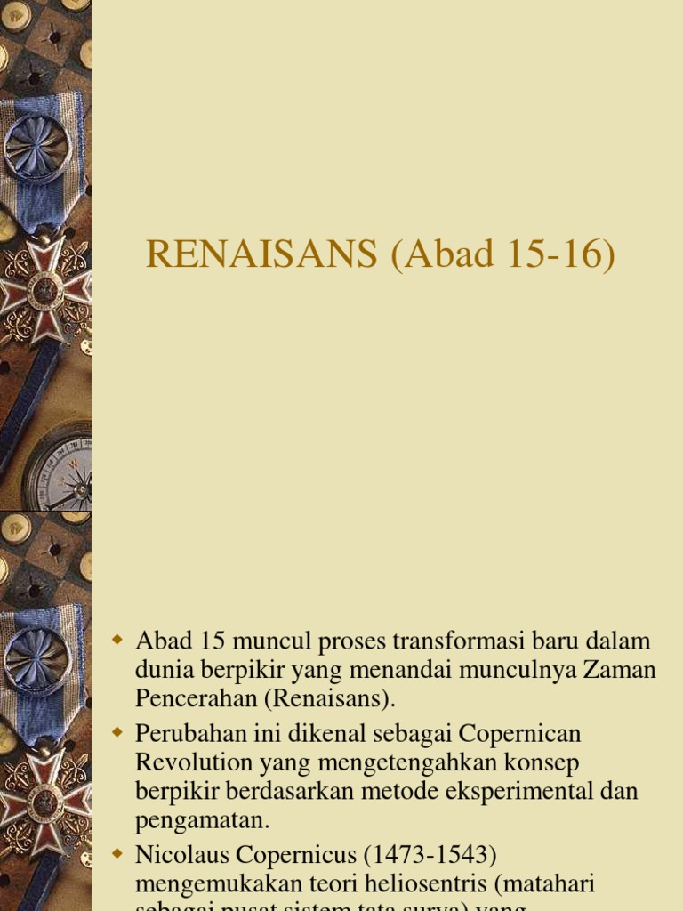 RENAISANS | PDF