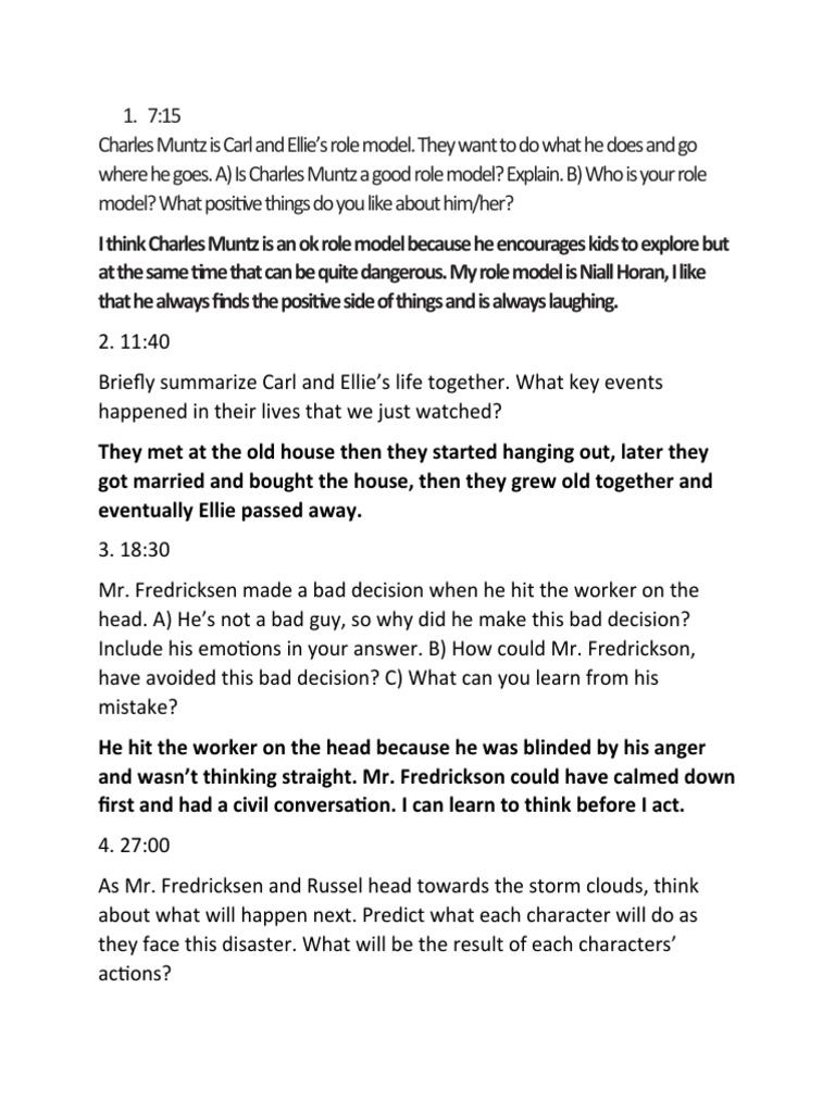 Up Movie Guide | PDF