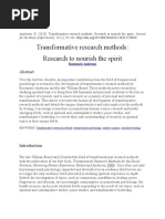 Writing A Statement of Research Intent | PDF | Experience | Cognitive ...