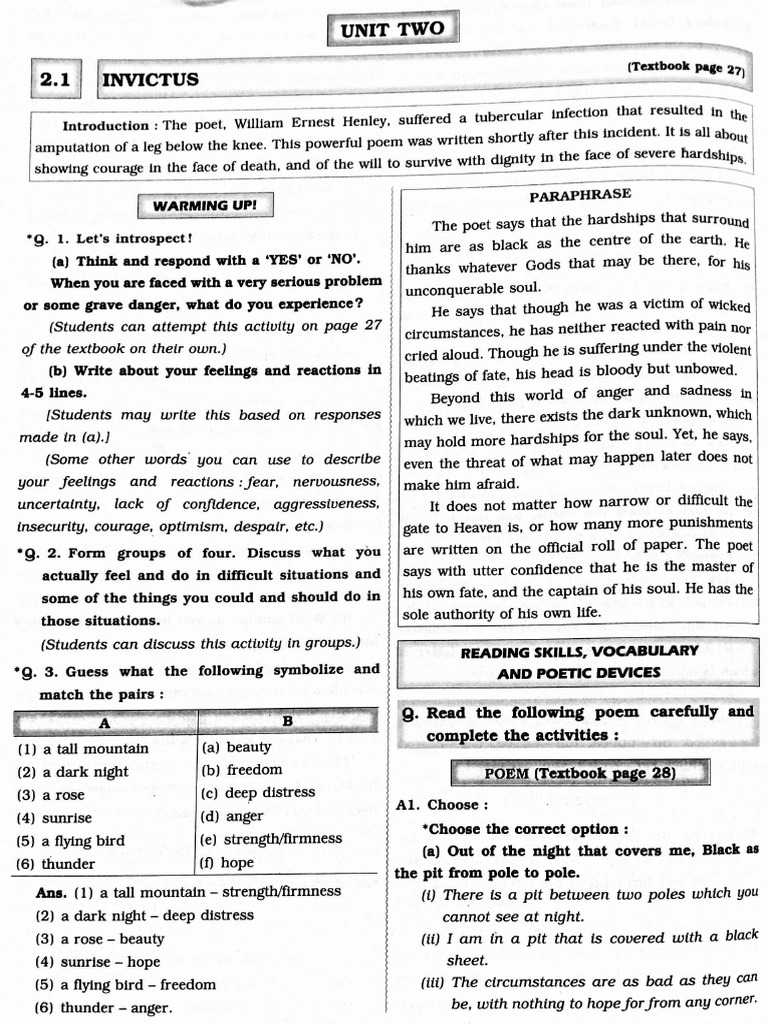 9th English Lesson 2.1 | PDF