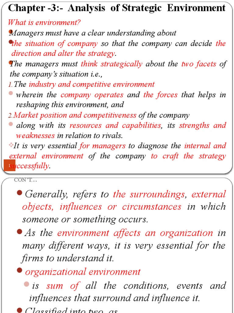 Chapter 3 | PDF | Competitive Advantage | Strategic Management
