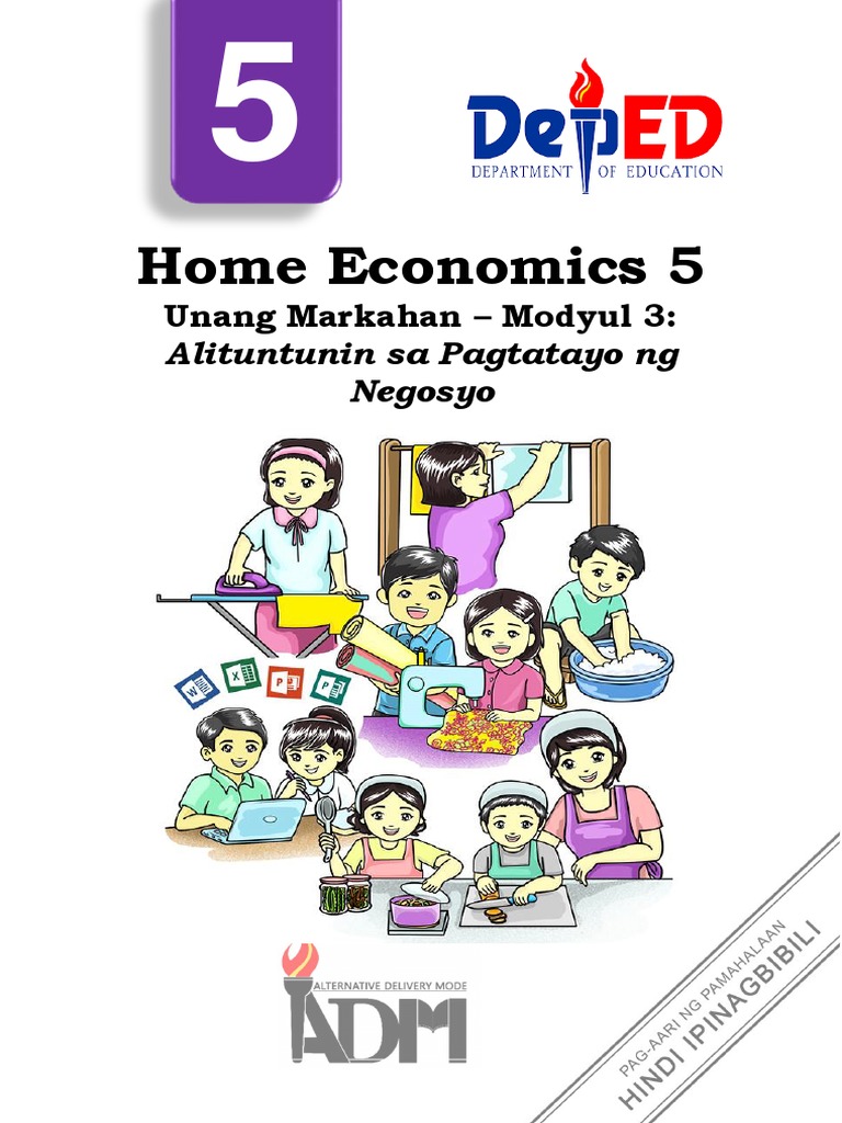 TLE HE 5 - Q1 - Mod3 - Alituntunin Sa Pagtatayo NG Negosyo (A) | PDF