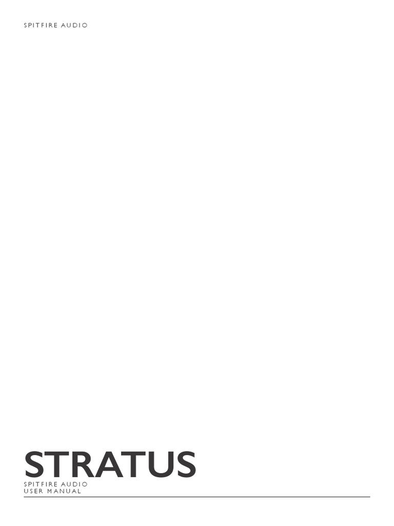 Stratus Manual | PDF | Solid State Drive | Computer Engineering