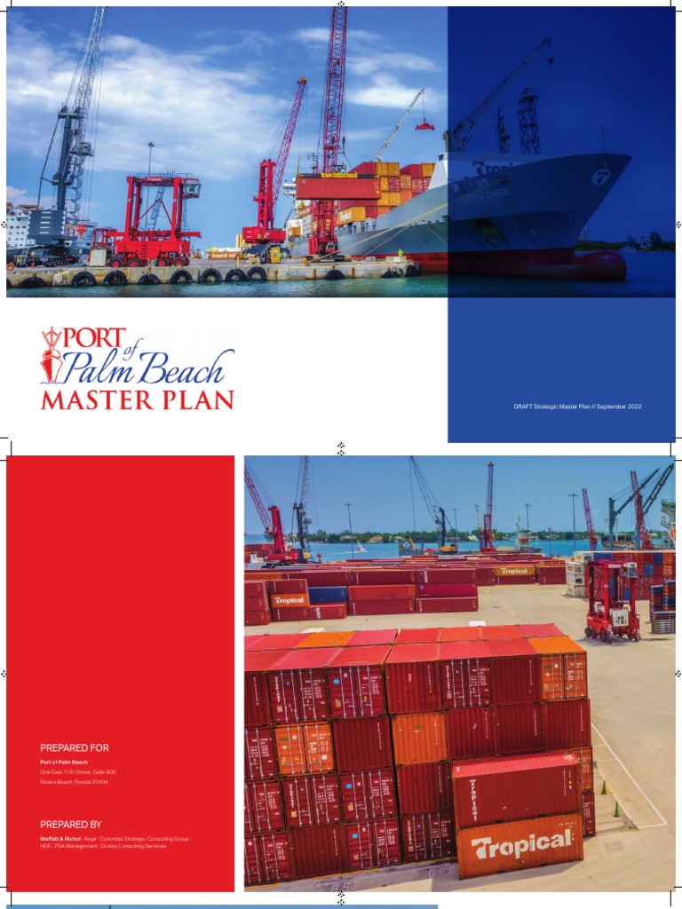 Port of Palm Beach Strategic Master Plan (Draft) | PDF | Port | Beach