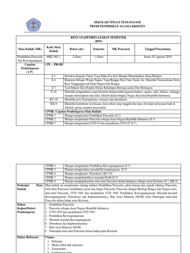 Kumpulan RPS PAK | PDF | Seni & Disiplin Bahasa | Kajian Bahasa Asing
