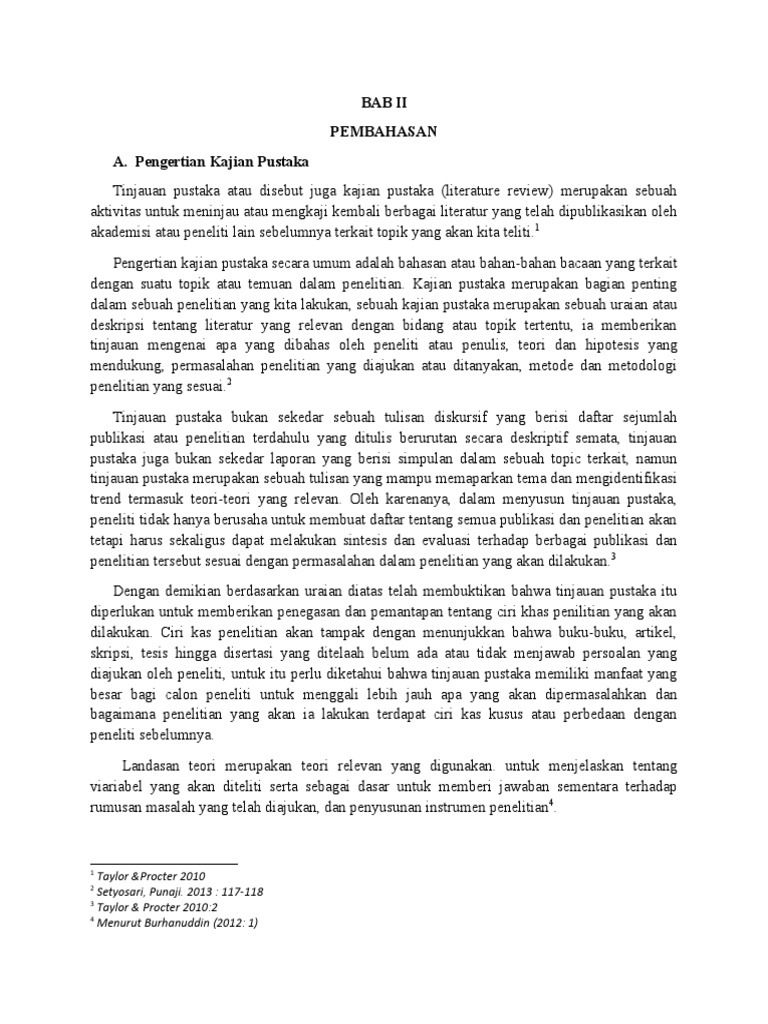 MENGURAI MANFAAT DAN TUJUAN KAJIAN PUSTAKA DALAM PENELITIAN | PDF