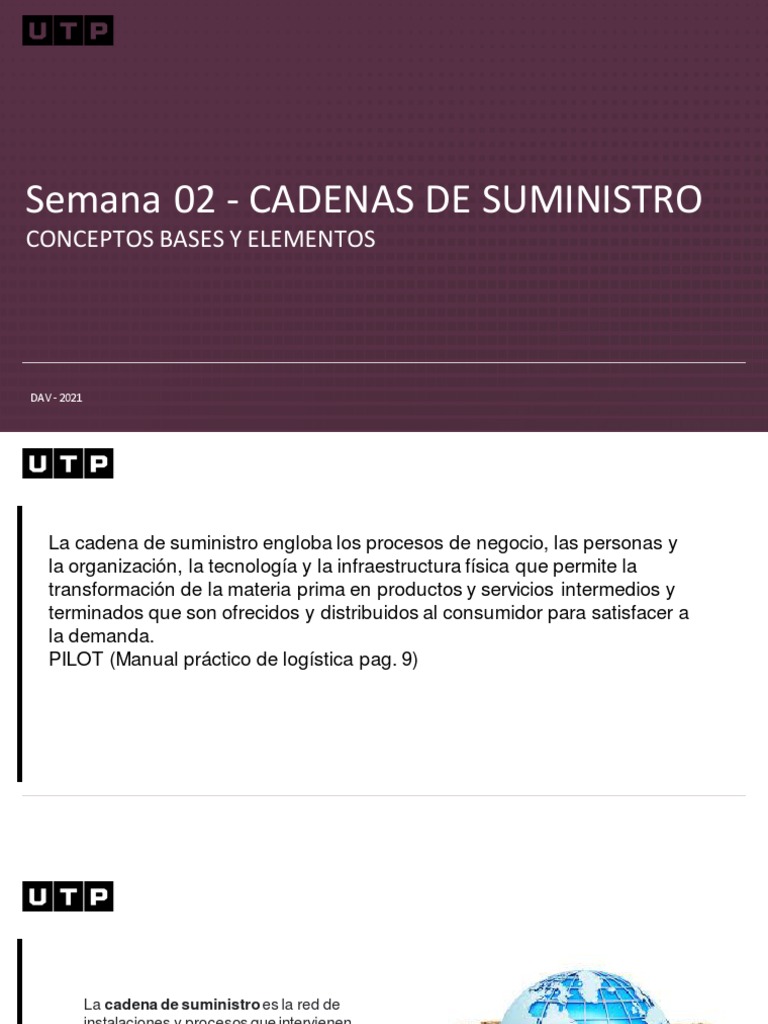 Semana 01 - Infografia - Cadena de Suministro - Conceptos, Bases y ...