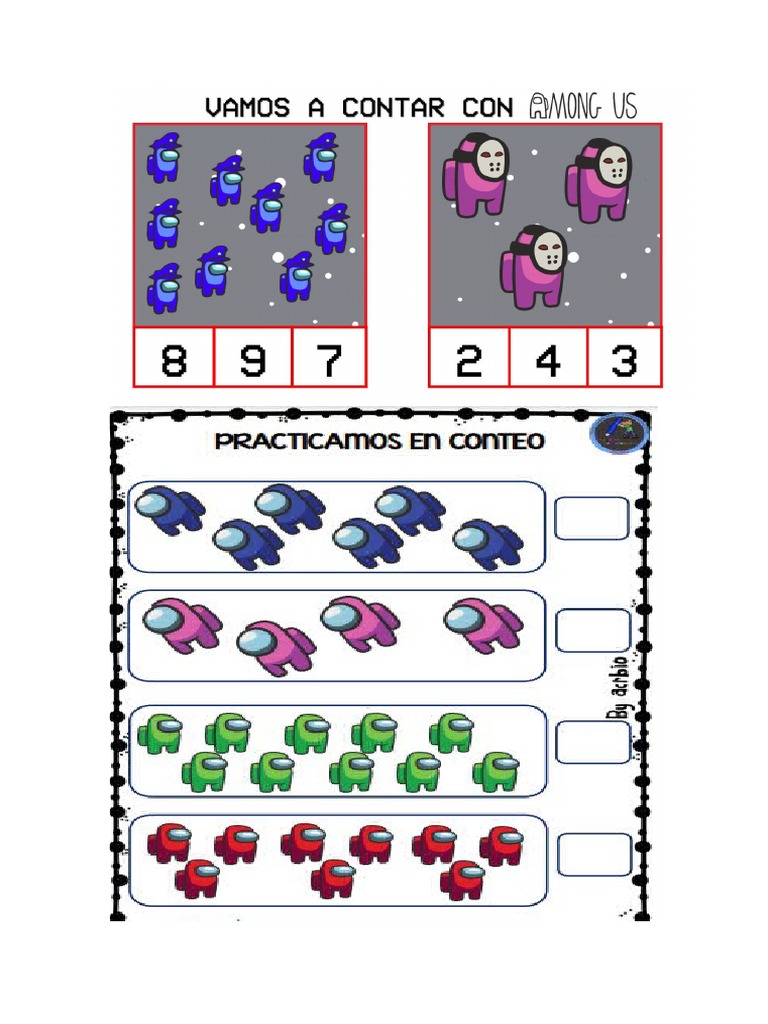 Amongus Numeros | PDF