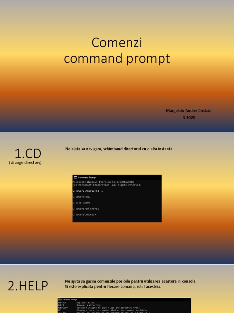 Comandos esenciales de CMD en Windows | PDF | Arte