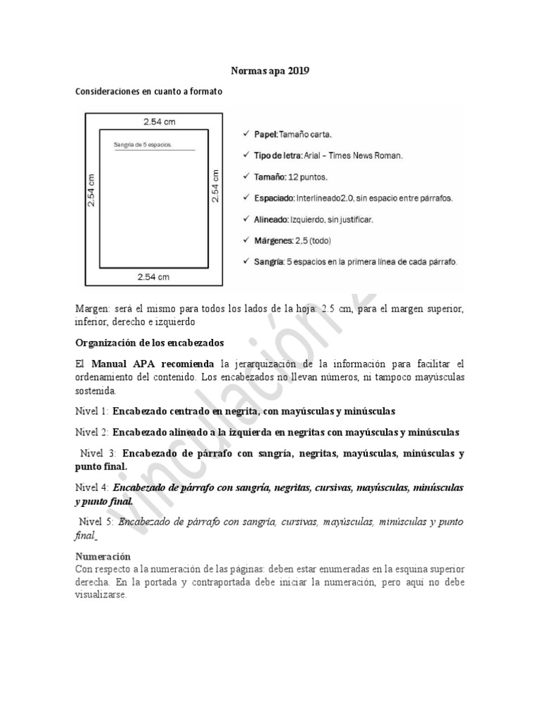 Guía de Normas APA 2019 | PDF | Caso de carta | Comillas