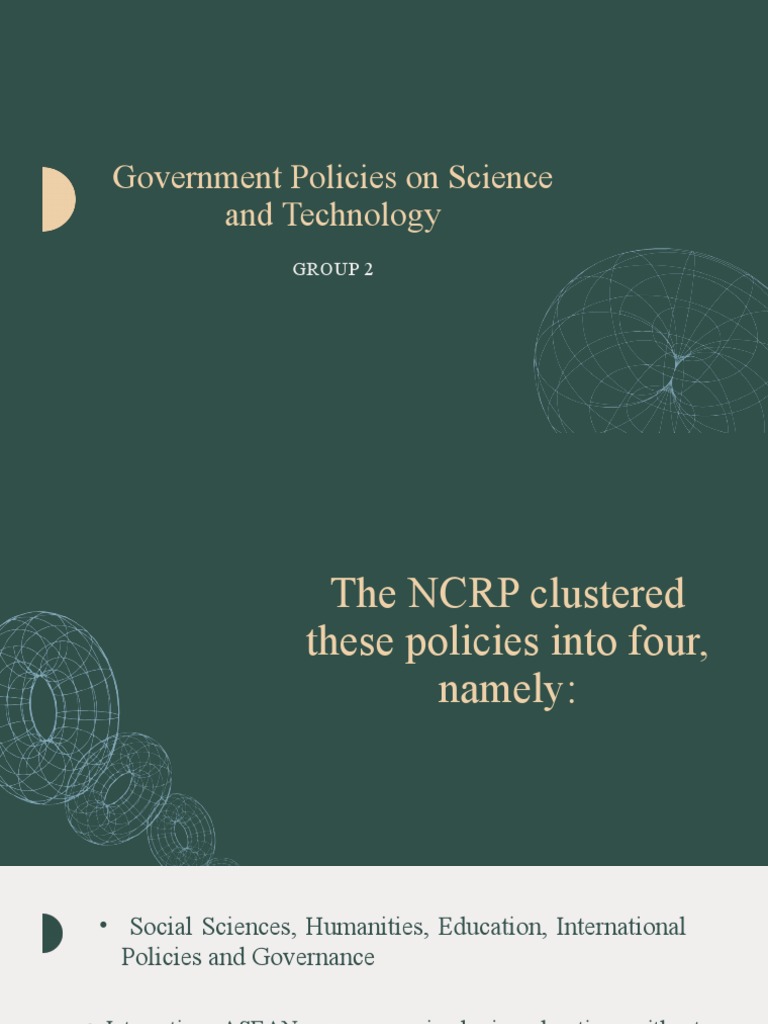 Government Policies On Science and Technology | PDF | Science | Science ...