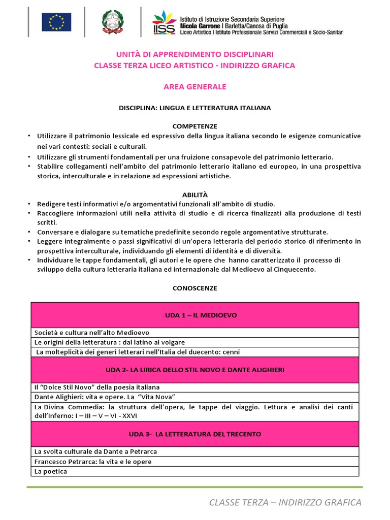 Uda Classe Terza Grafica 1 | PDF