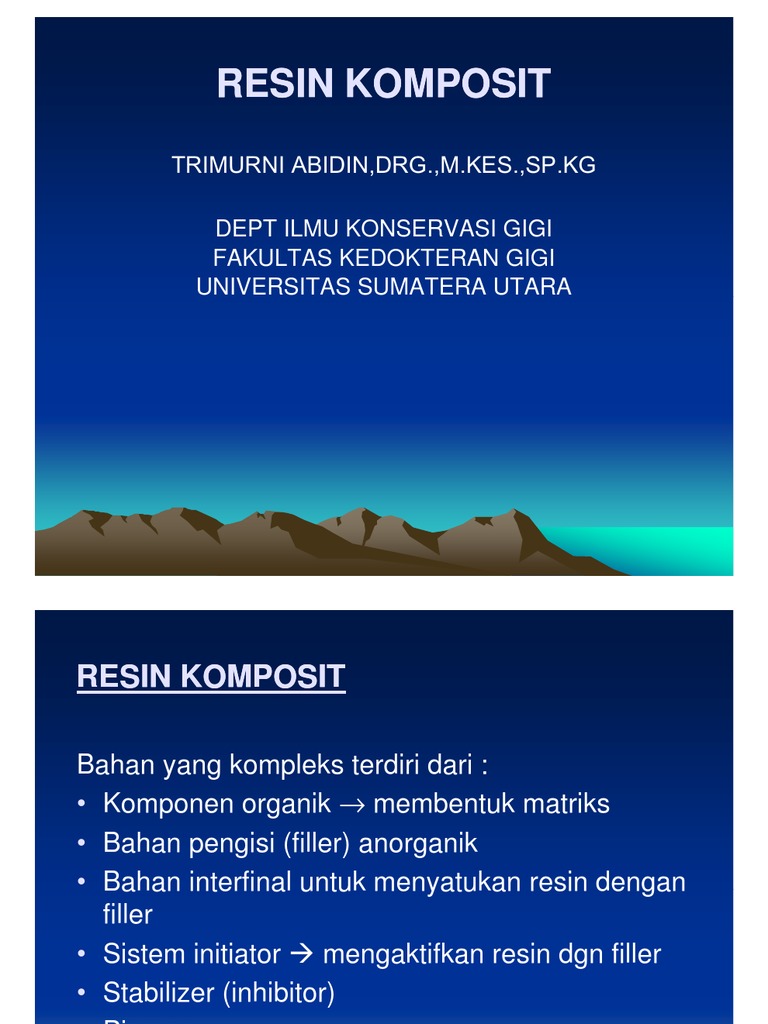 Ikg-08 Slide Resin Komposit | PDF | Sains & Matematika