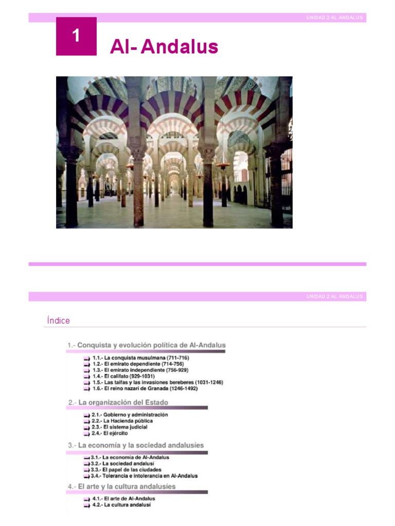 2º Ud2 Al Andalus Pdf Al Andalus Edades Medias