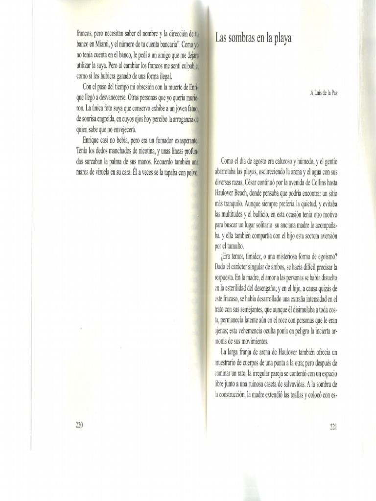 Carlos Victoria, Sombras | PDF