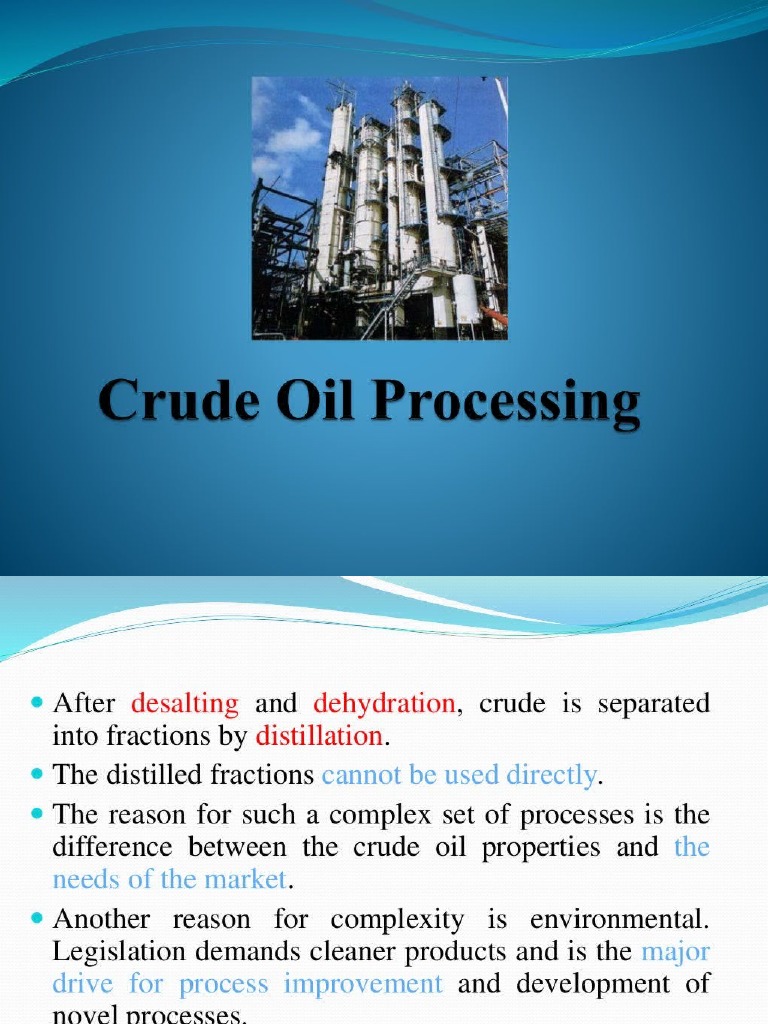 Crude Oil Processing | PDF