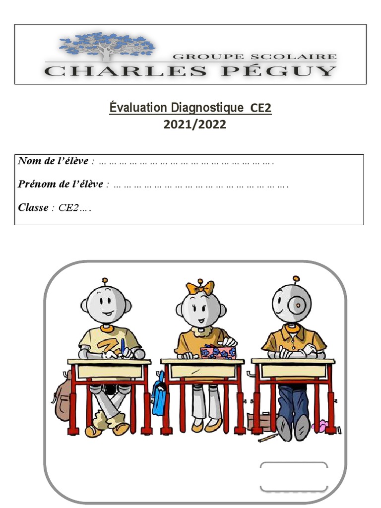 Evaluation Diagnostique CE2 | PDF