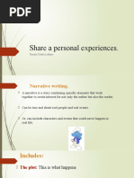 Personal Narrative Graphic Organizer | PDF