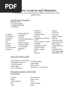 Aviation Acronyms and Mnemonics | PDF | Instrument Flight Rules ...