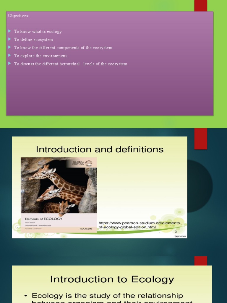 Ecology 1 | PDF
