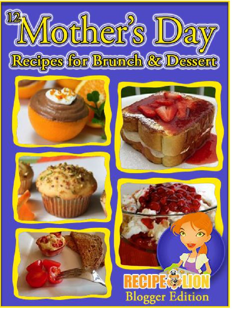 RecipeLion Editors - 12 Mother's Day Recipes For Brunch and Dessert ...