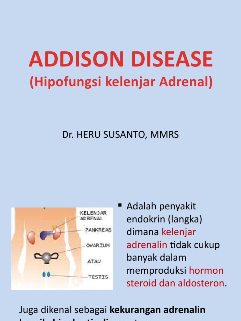 Penyakit Addison: Penyebab & Gejala | PDF