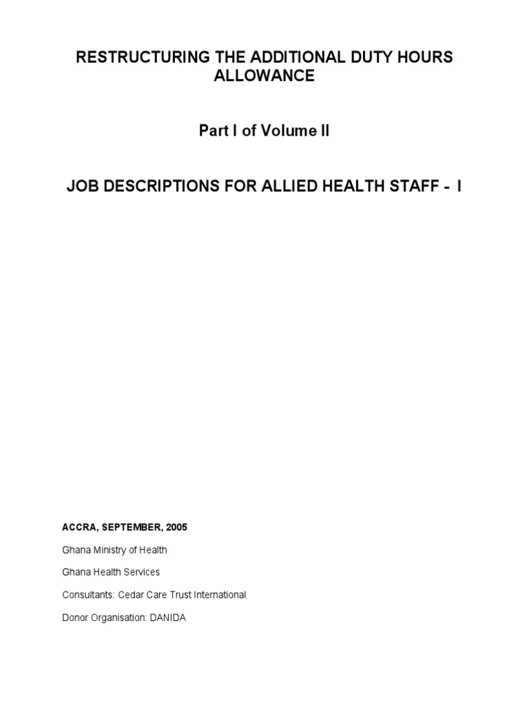 Allied Health Staff I | PDF | Optometry | Visual Impairment