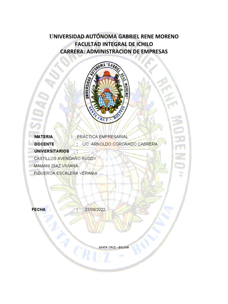 Caratula de La Uagrm | PDF | Marca | Visa de viaje