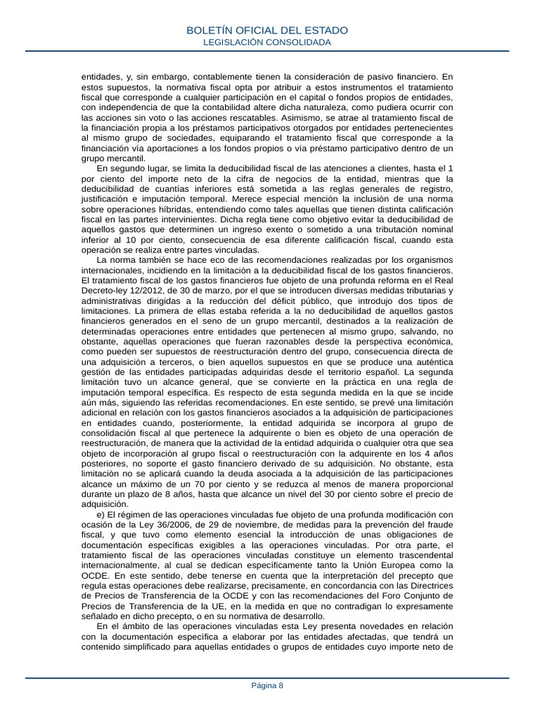 Boe-8 | PDF | Contabilidad | Economias