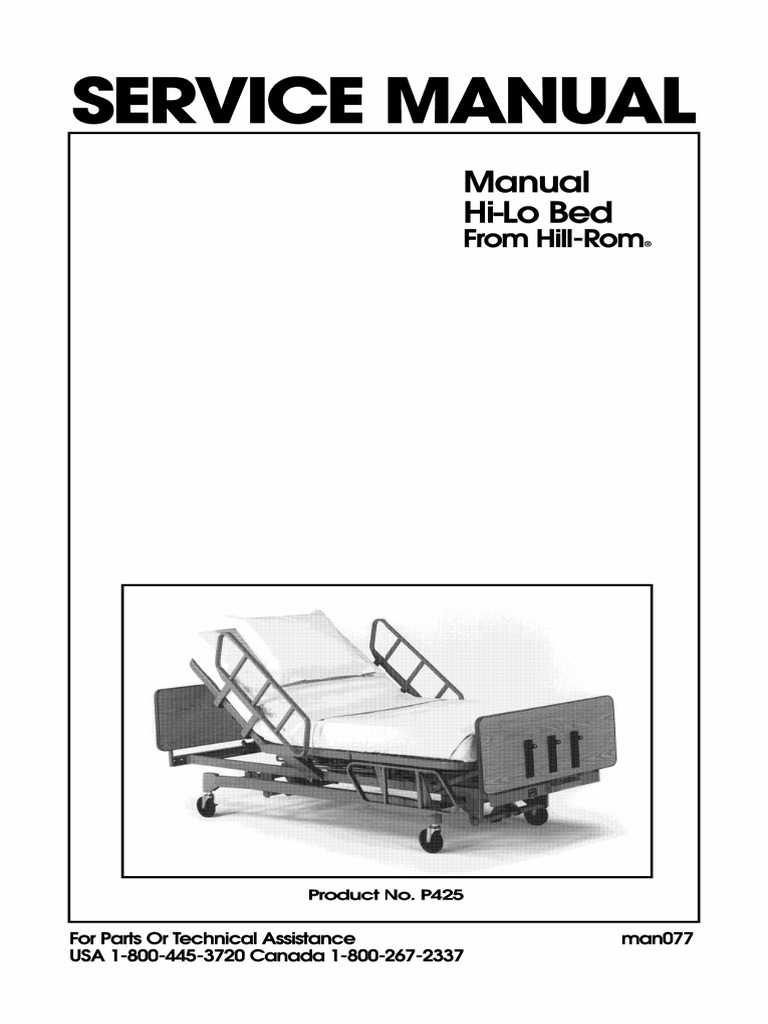 Hill-Rom Hi-Lo Bed - Service Manual | PDF