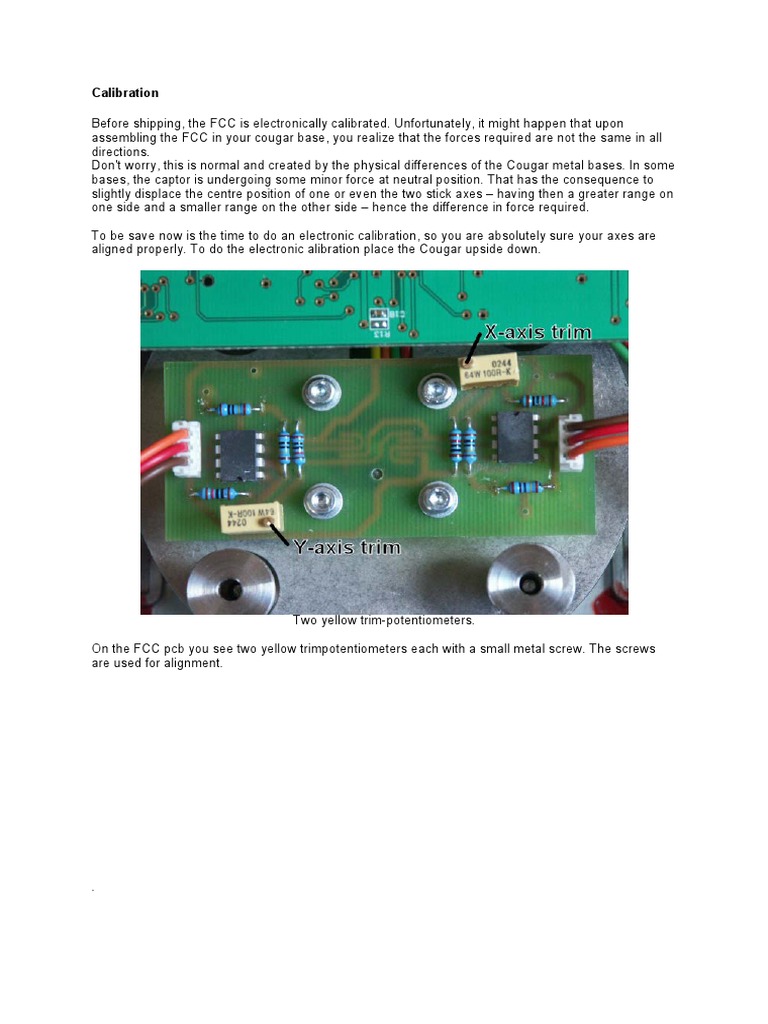 Electronic Calibration | PDF