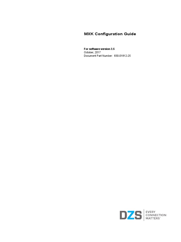 830-01812-25 MXK Configuration Guide 2017 | PDF | Session Initiation Protocol | Computer Network