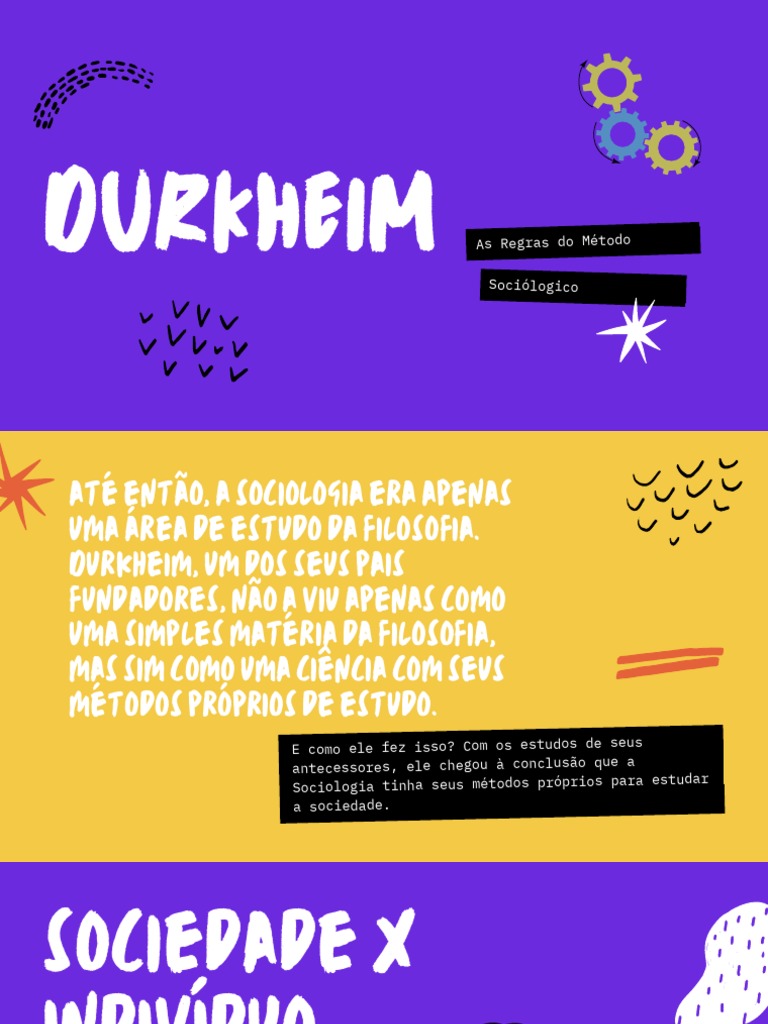 Os principais conceitos da abordagem sociológica de Durkheim: fatos sociais, crime e anomia ...