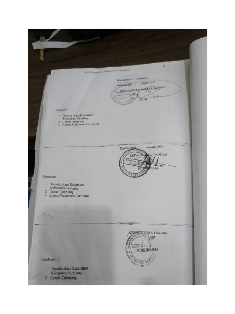 Word TTD Desa Kepala | PDF