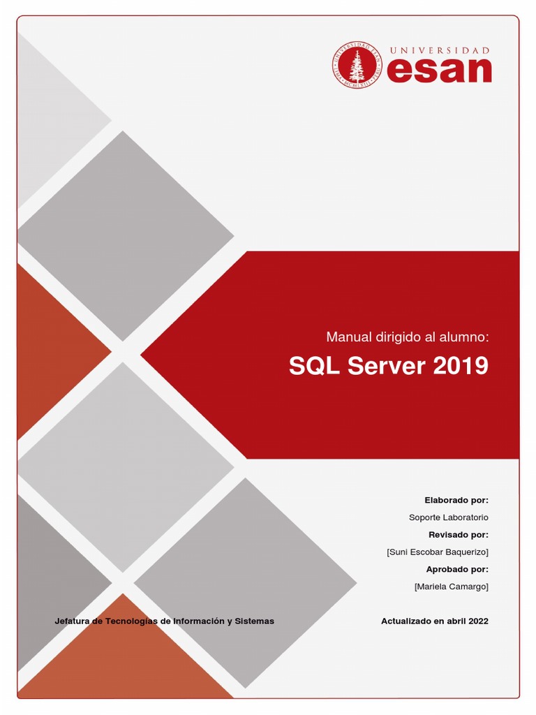 Manual Instalación SQL Server | PDF | Servidor SQL de Microsoft | Microprocesador