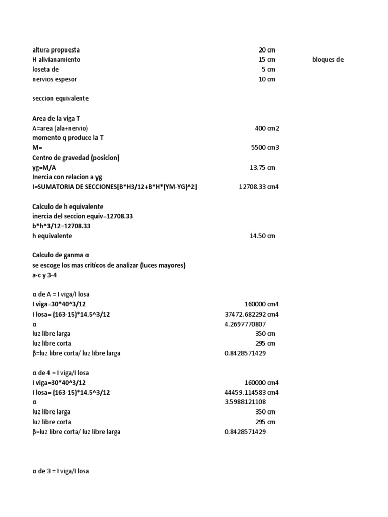 Calculo de Losa Proyecto | PDF | Física Aplicada e Interdisciplinaria ... Calculo de Losa Proyecto | PDF | Física Aplicada e Interdisciplinaria ...