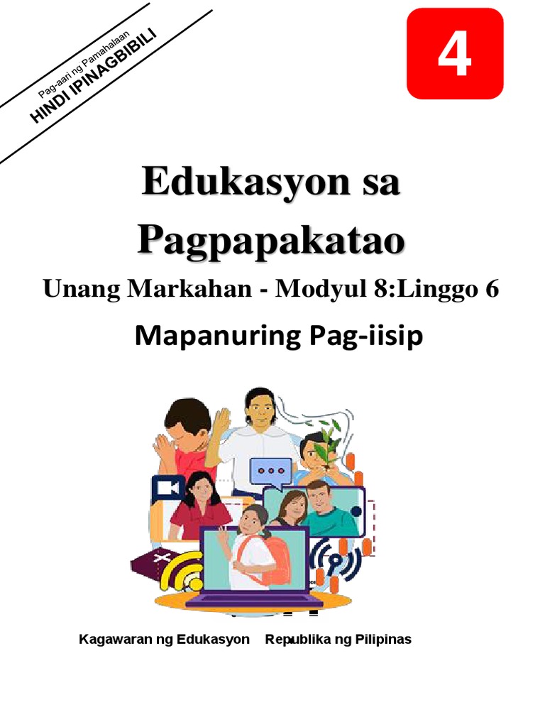 Esp4 q1 Mod8 Mapanuring Pag-Iisip v3 | PDF