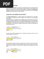 Fórmulas y Funciones de Excel | PDF | Fórmula | Hoja de cálculo